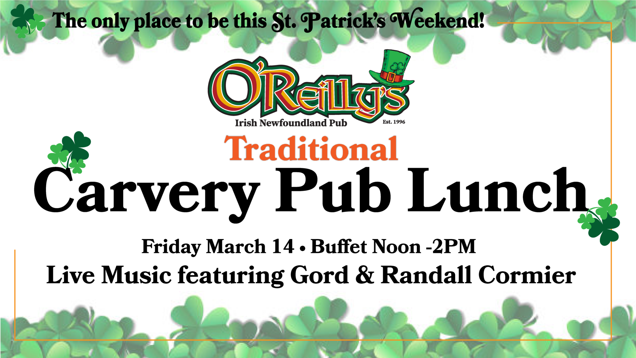O'Reilly's Irish Newfoundland Pub – Voted Canada's Favourite Bar
